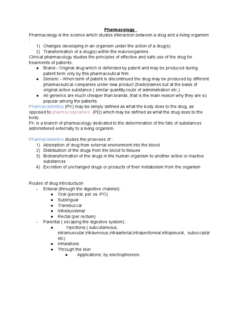 Pharmacokinetics Pharmacodynamics Pdf Acetylcholine Autonomic