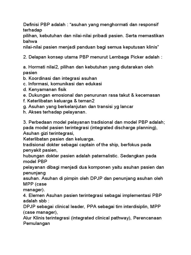 Definisi PBP Adalah | PDF