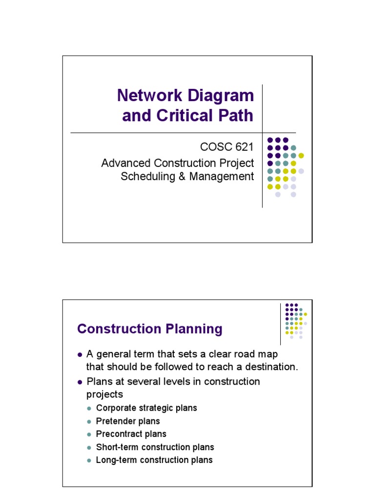 06 Network Diagram And Critical Path | Pdf