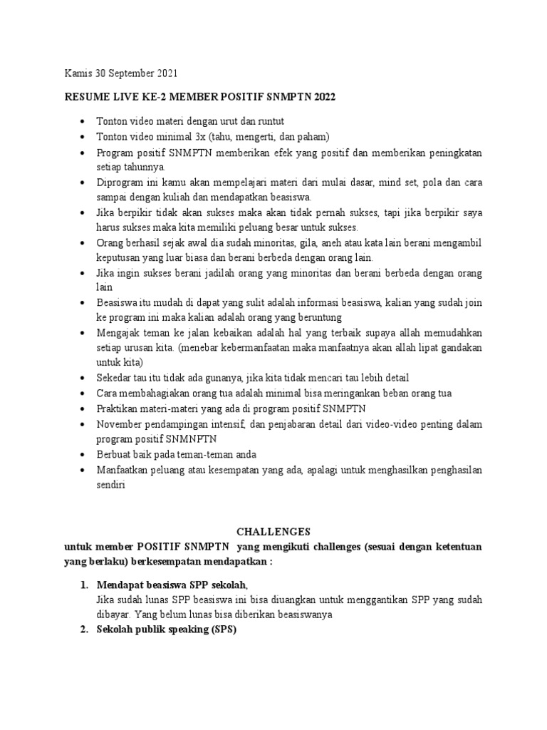 Resume Sharing Sessions 2 | PDF