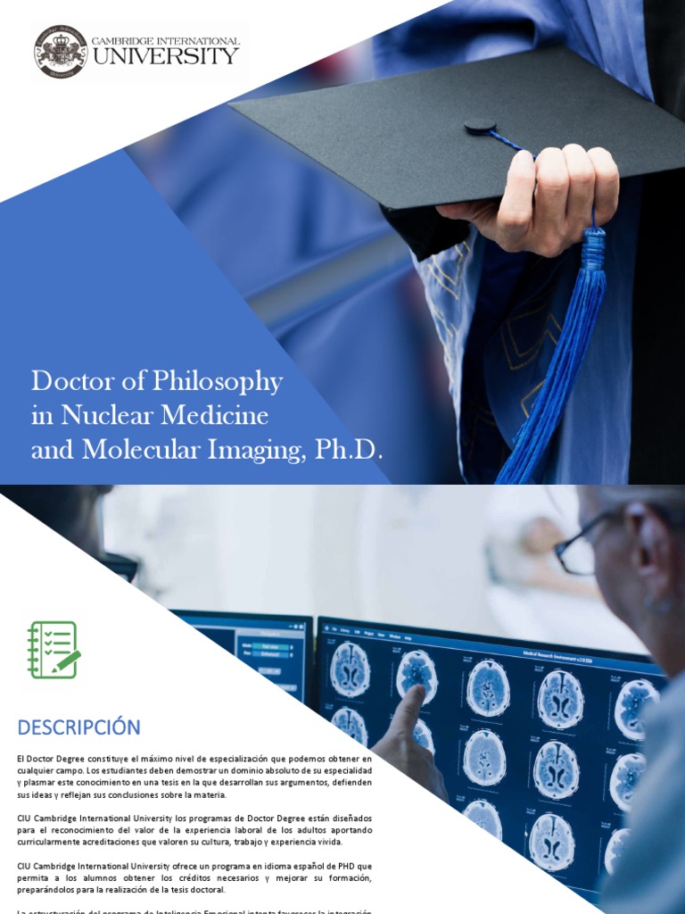 Nuclear Medicine and Molecular Imaging - PHD | PDF | Doctorado ...