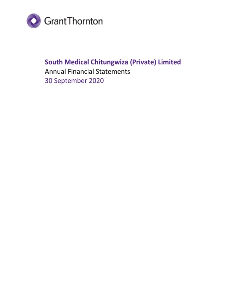 South Medical Draft Opinion 2020-Combined | PDF | Financial Audit ...