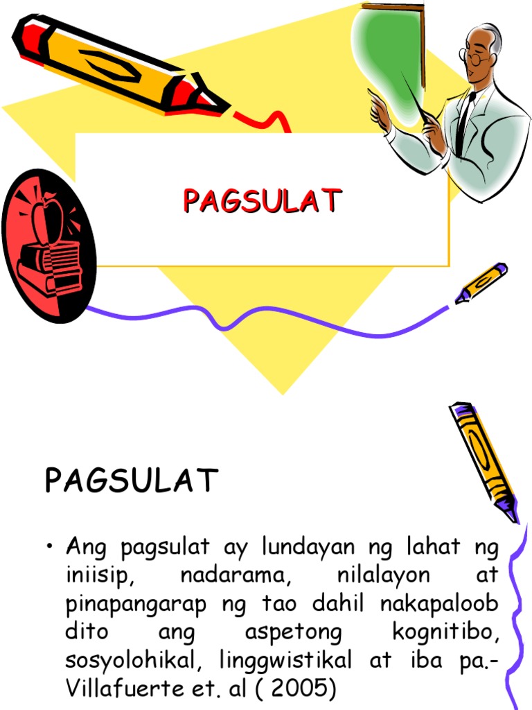 Y2 Aralin 1 Pagsulat | PDF
