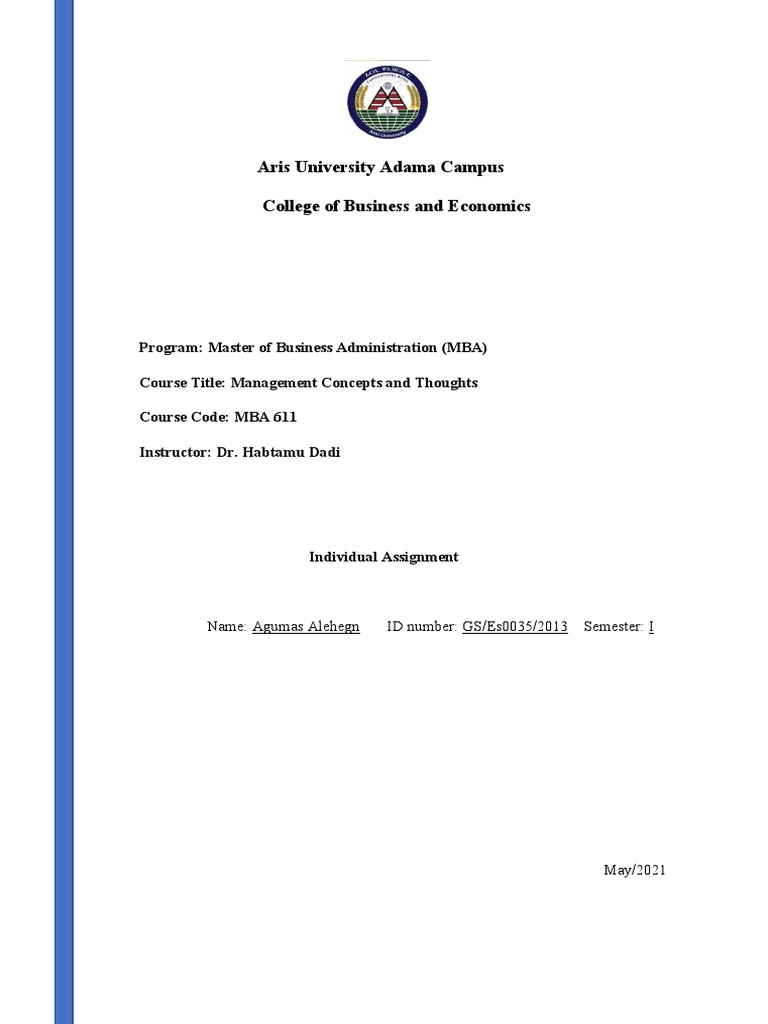 Why We Study Managment | PDF | Theory | Institution