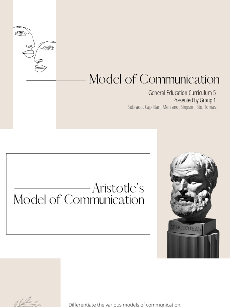 GROUP1 Aristotles Model of Communication | Download Free PDF ...