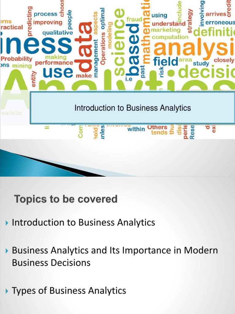 Business Analytics: Types and Tools Explained | PDF | Analytics ...