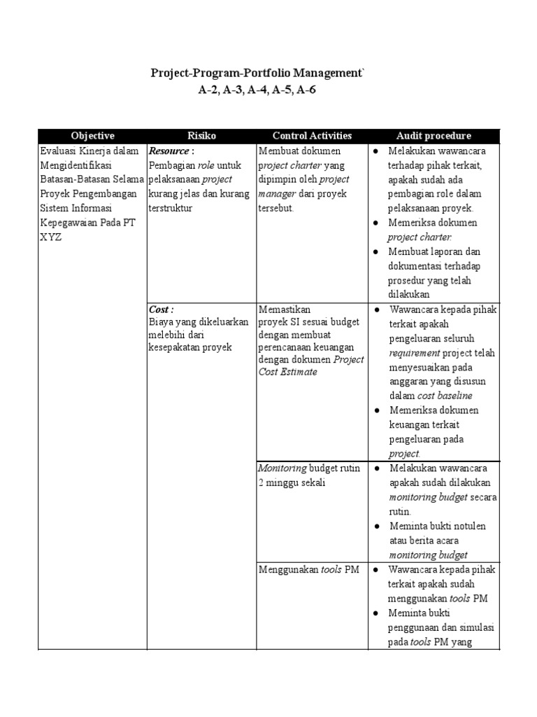 Project Program Portfolio Management Pdf