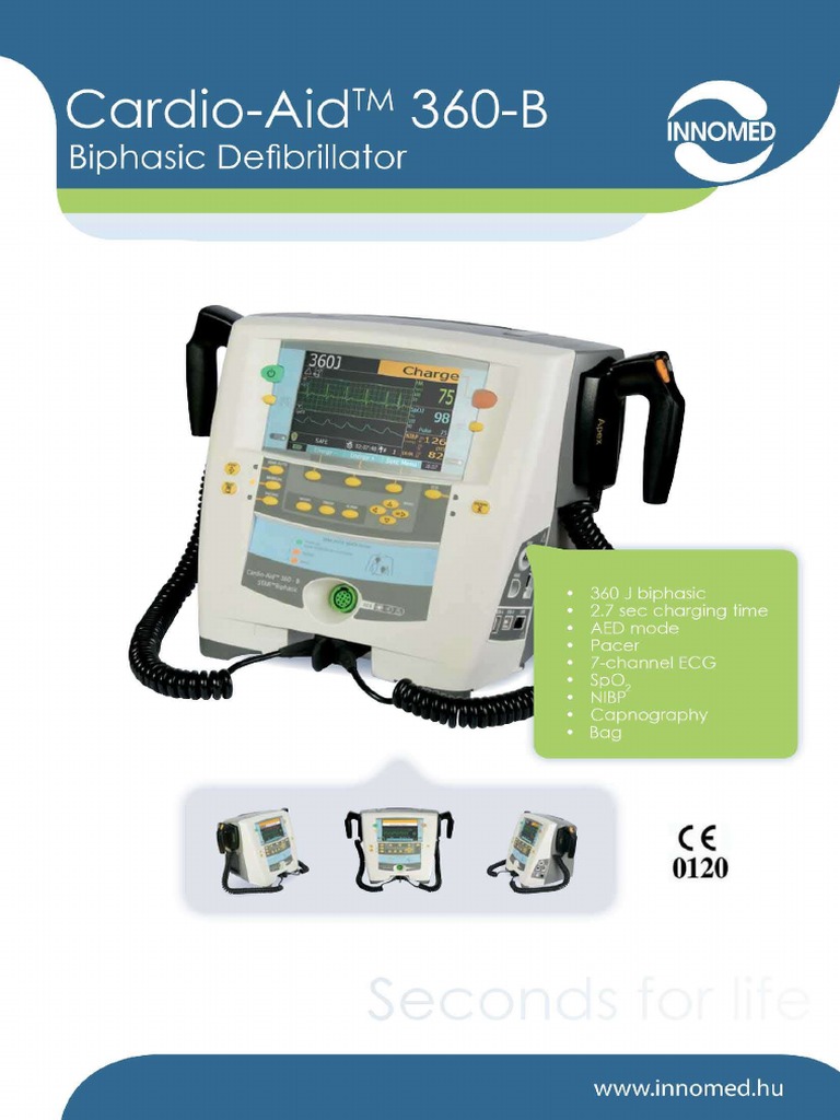 Brosur INNOMED - Defibrilator Cardio Aid 360B (Advance) 2021 | PDF
