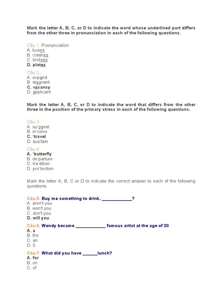 Mark The Letter A | PDF