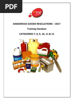 IATA DGR Training Exam | PDF | Dangerous Goods | Safety