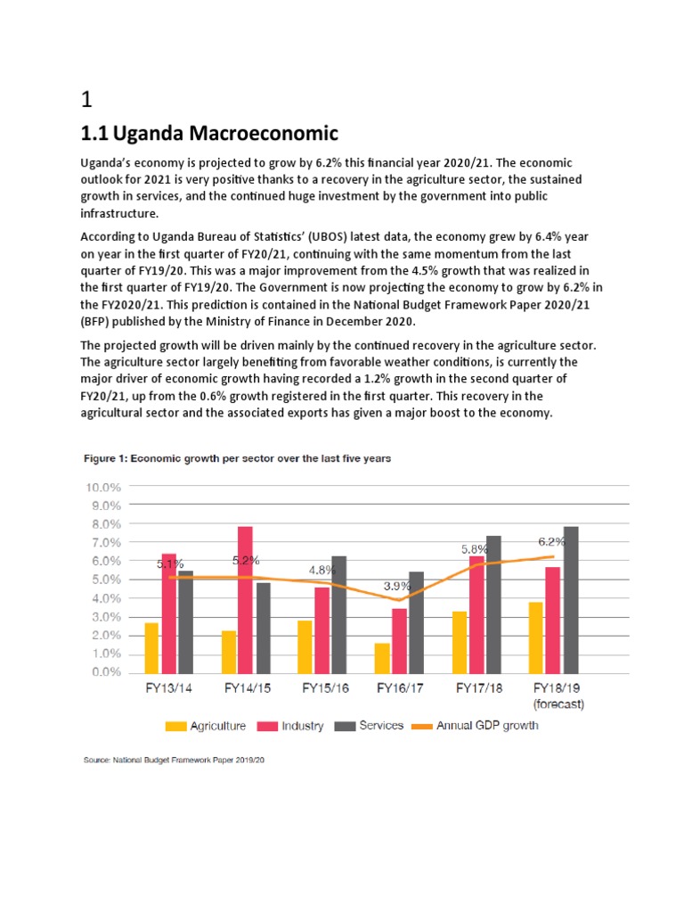 Uganda Macroeconomic | PDF | Inflation | Sesame