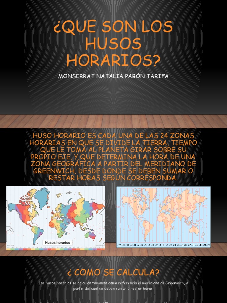 Que Son Los Husos Horarios | PDF