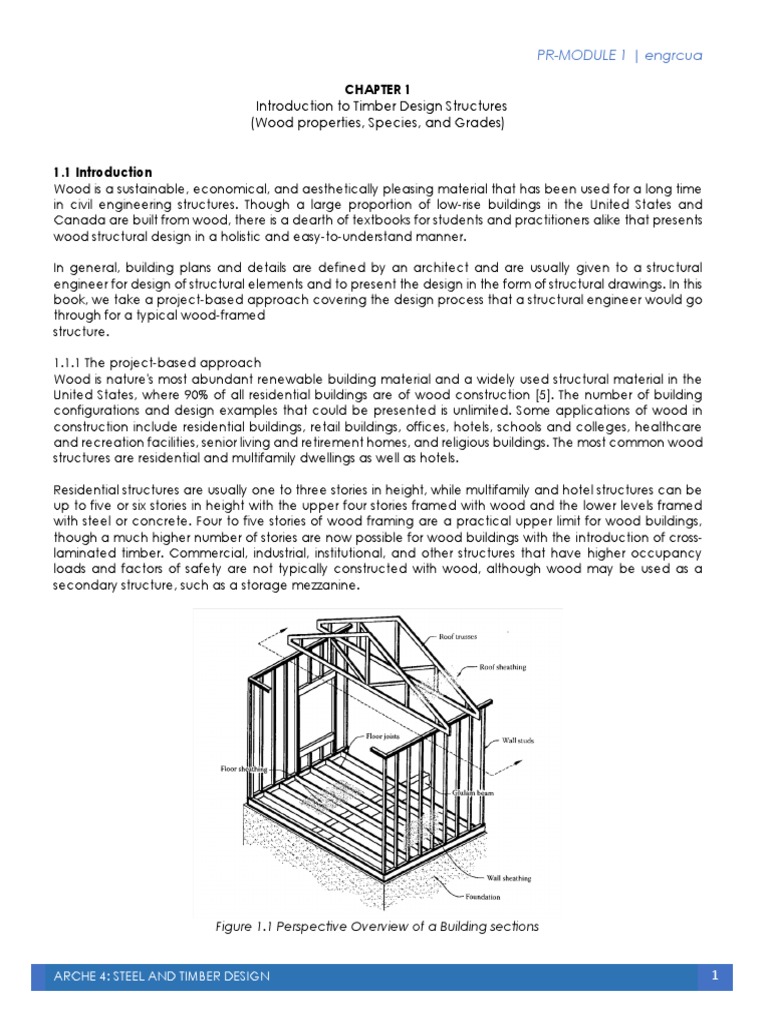 Module 1-Introduction To Timber Design | PDF | Wood | Framing ...