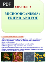 Chapter-Microorganisms: Friend and Foe (Class 8th) | PDF | Microorganism | Pathogen