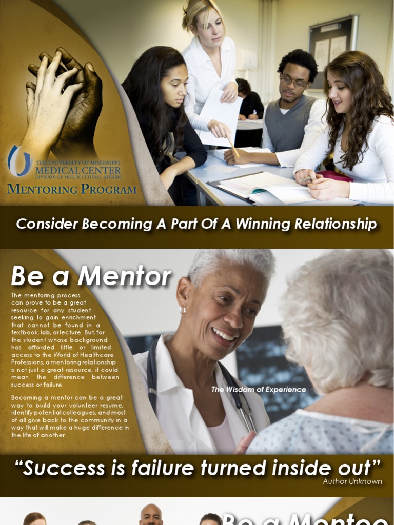 Mentoring Brochure Page Final | PDF | Mentorship | Health Care