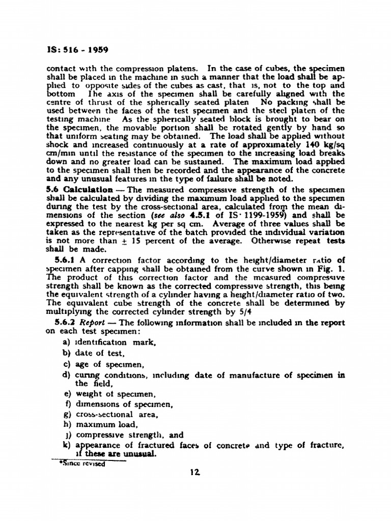 Concrete Cube Strength Testing Guidelines | PDF | Concrete | Mechanical ...