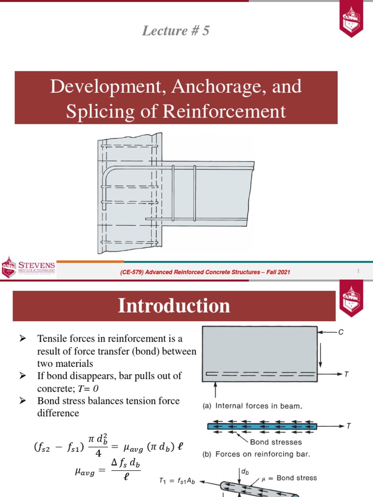 Lecture 5 09-29-2021 - Development, Anchorage & Splicing of ...