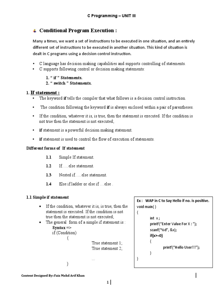 Unit Iii C Programing Pdf Parameter Computer Programming Subroutine