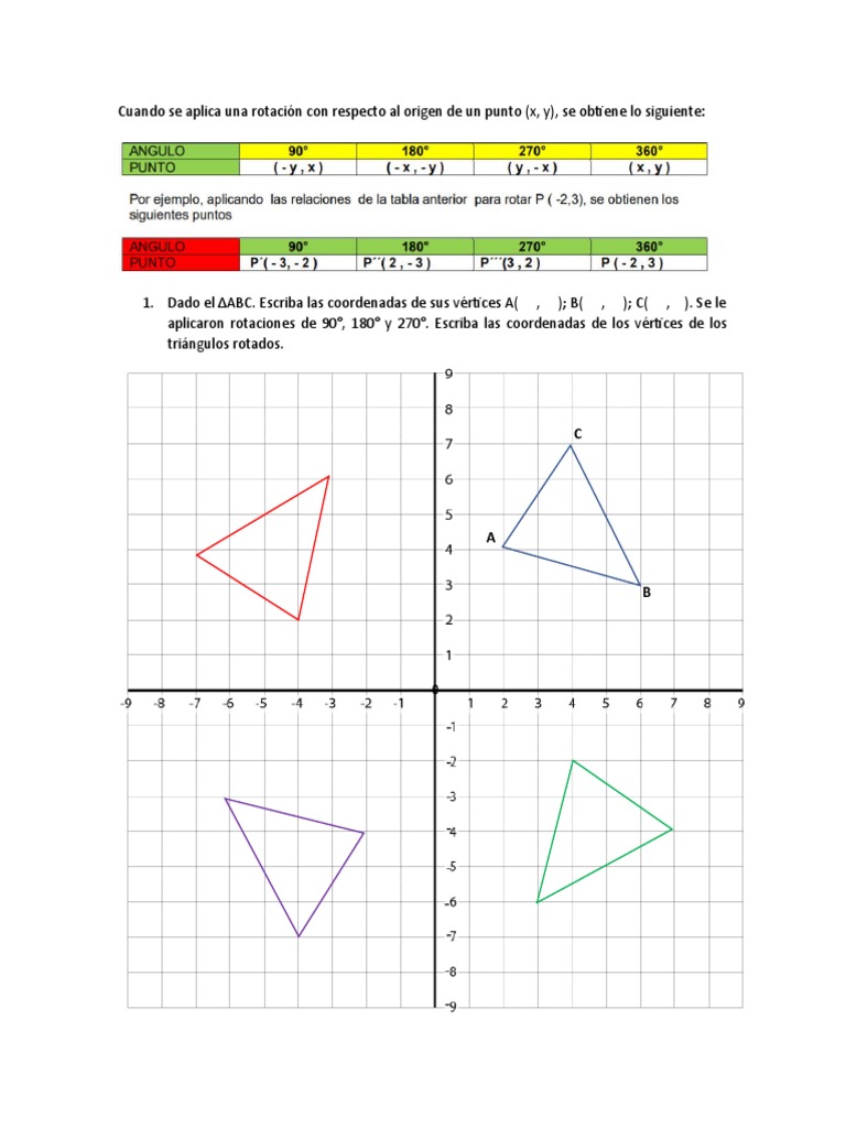 Taller Rotaciones | PDF | Métodos y materiales de enseñanza | Ciencia y ...