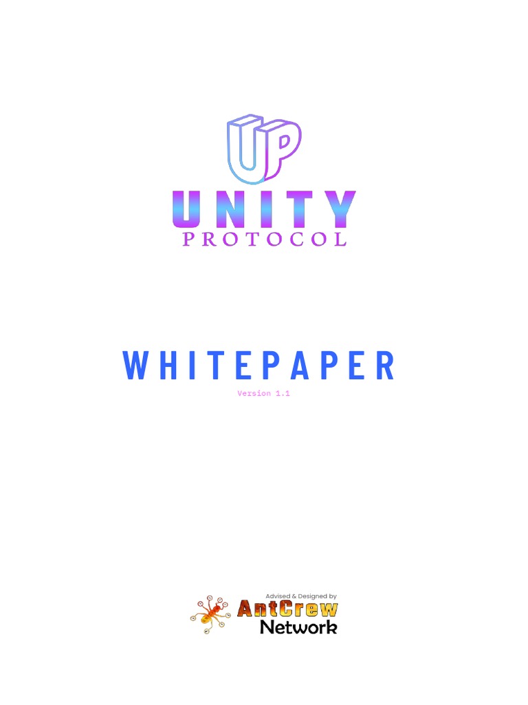 Unity Protocol White Paper | PDF | Cryptocurrency