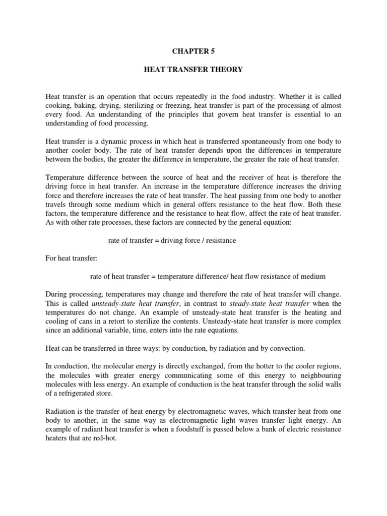 Heat Transfer Theory | PDF | Heat Transfer | Thermal Conduction