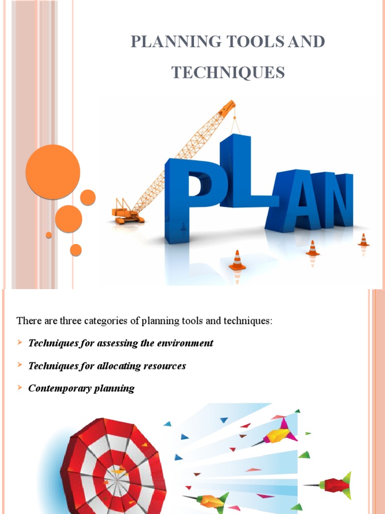 Planning Tools and Techniques Overview | PDF | Forecasting | Budget