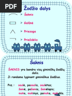 Nosiniu Raidziu Rasymas Zodziu Saknyje - Taisykles - Pask. | PDF