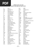 Medical Abbreviations and Terms Guide | PDF