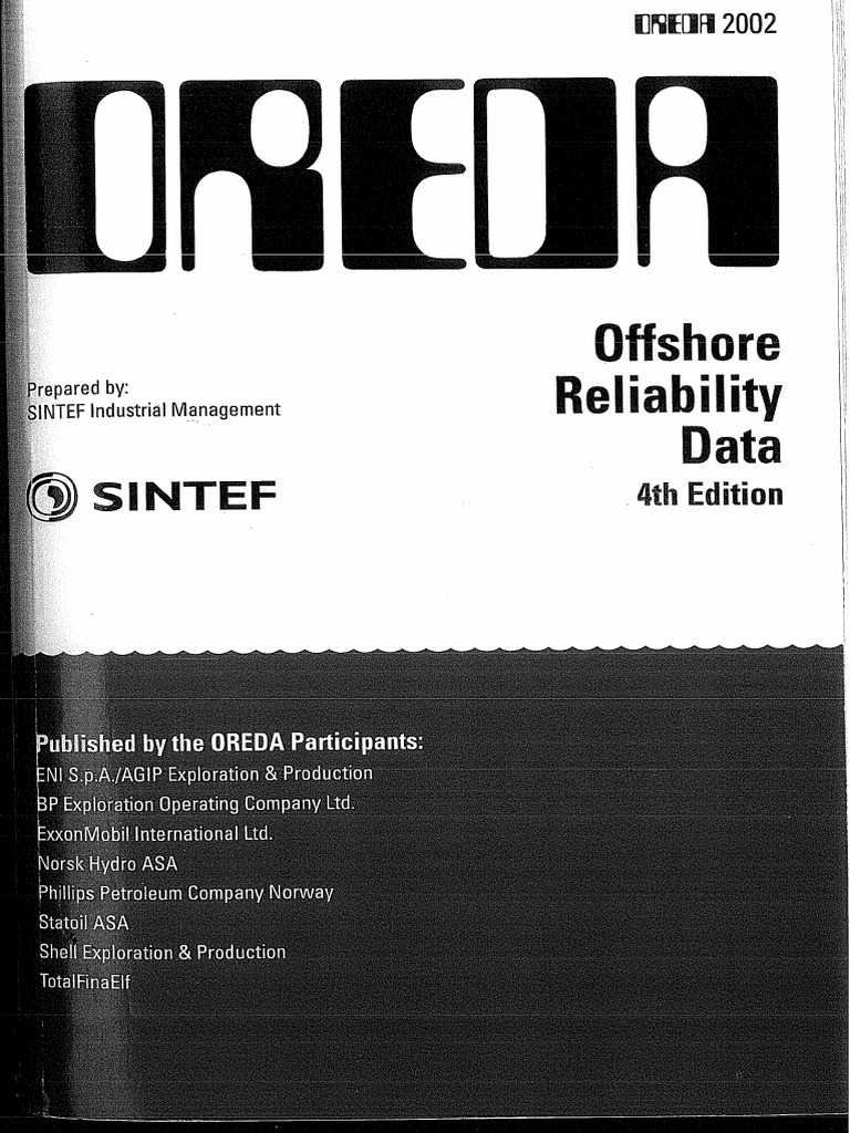 OREDA - Offshore Reliability Data | PDF