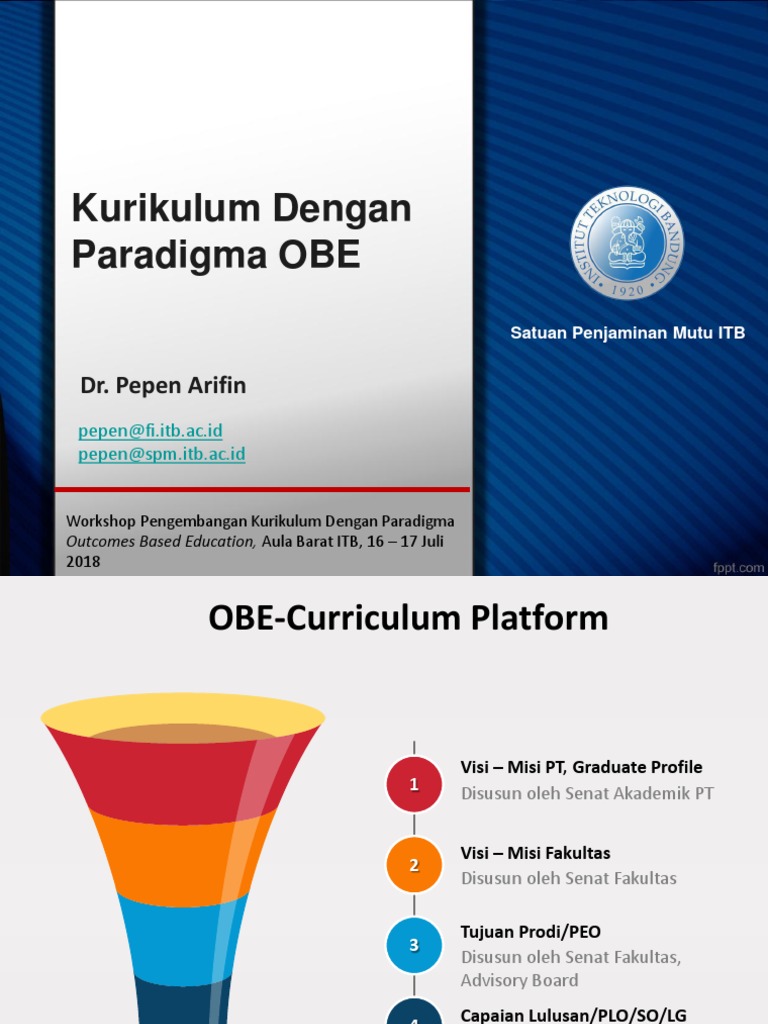 Kurikulum Dengan Paradigma OBE | PDF