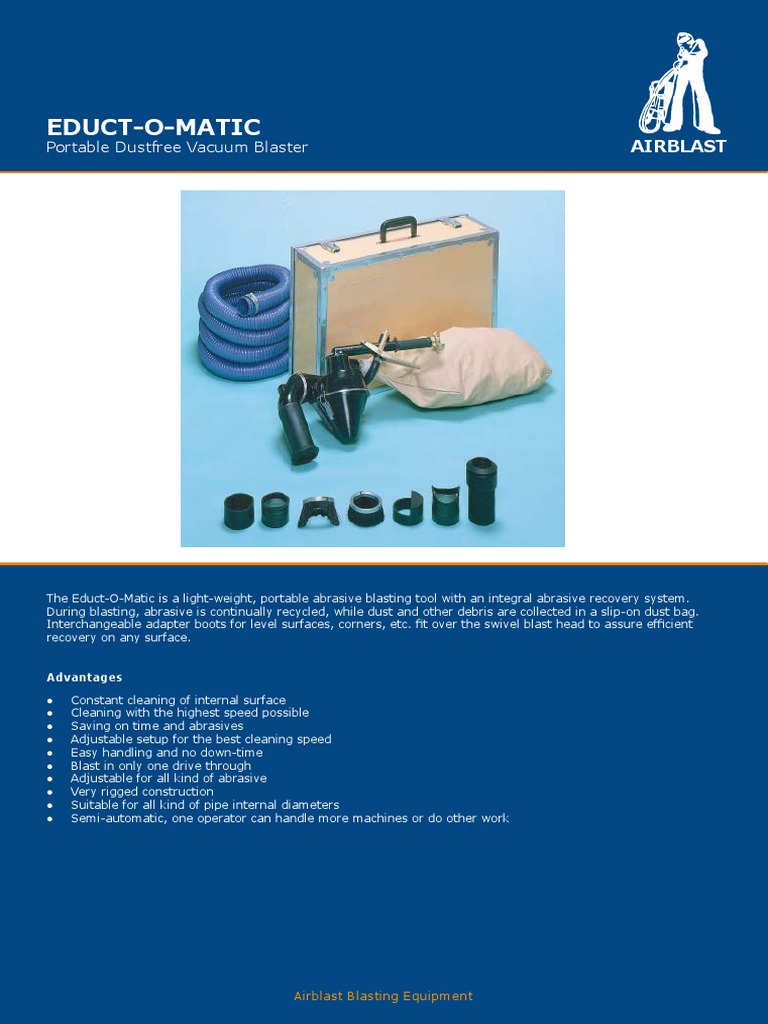 Educt-O-Matic: Portable Dustfree Vacuum Blaster | Download Free PDF ...