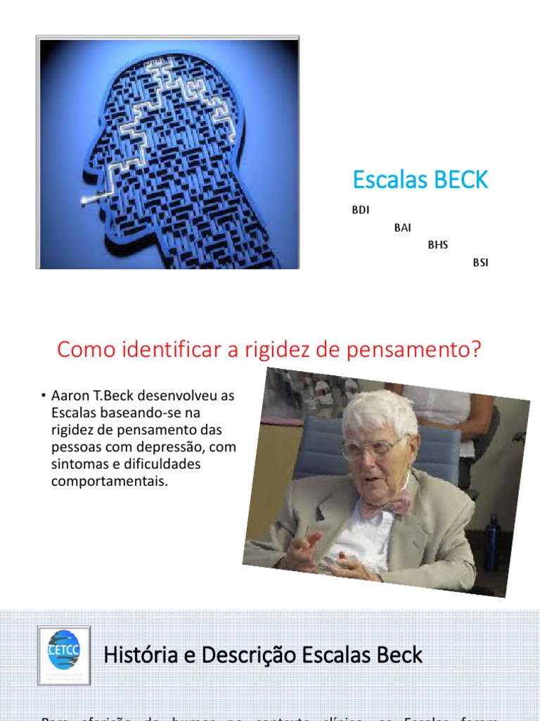 Escala de Beck Slaids | PDF | Suicídio | Depressão