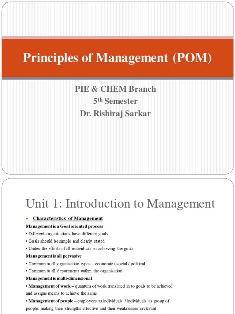 POM All Units Combined | PDF | Partnership | Bureaucracy