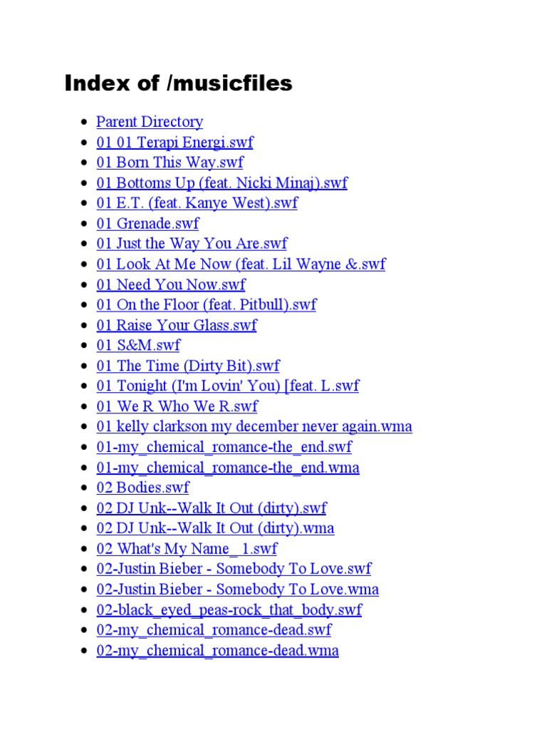 Music Files Index Overview | PDF | Beyoncé | Pop Music