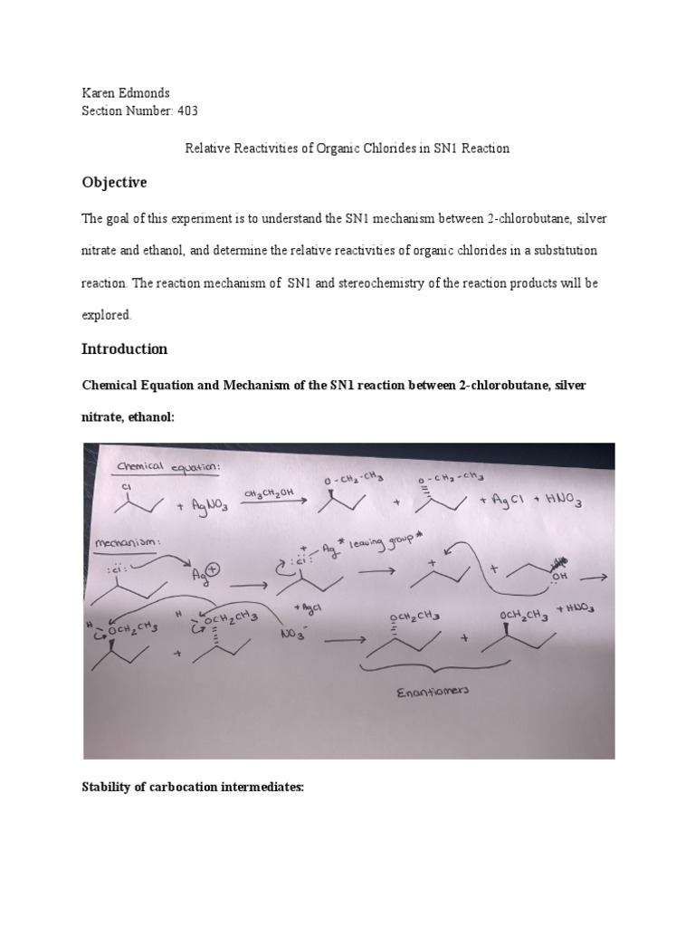 CHEM 2445 Lab Practical 1 Part A | PDF | Chemical Reactions | Physical ...