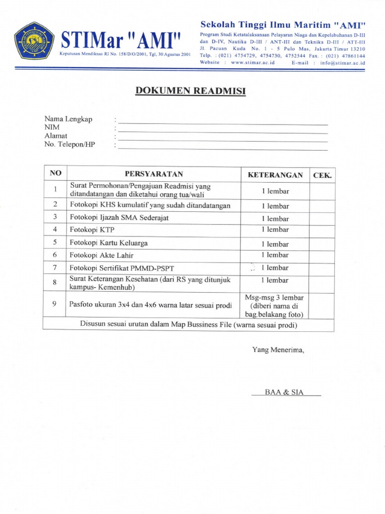 Prosedur Readmisi STIMar AMI | PDF