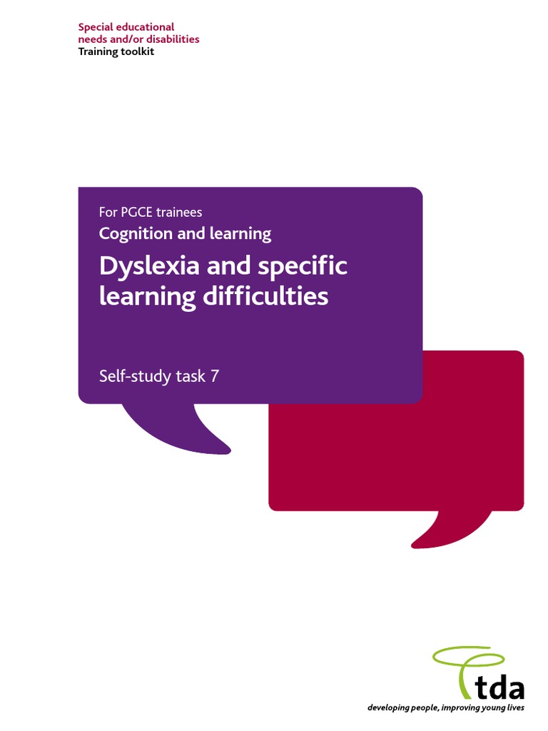 Dyslexia and Specific Learning Difficulties | PDF | Dyslexia | Learning Disability
