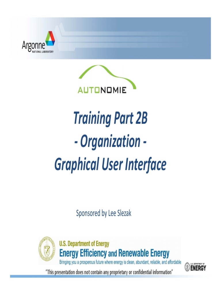 Autonomie - Training - Part2b | PDF | Graphical User Interfaces | Menu (Computing)