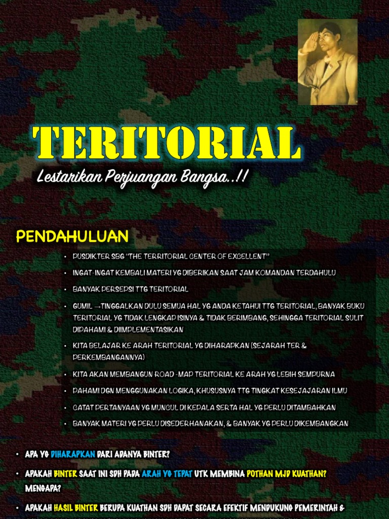 PDF Mind Mapping Teritorial Danpusdik | PDF