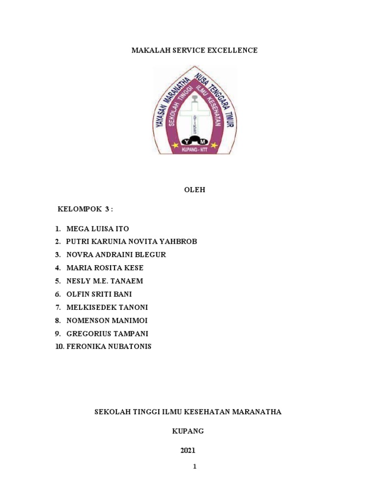 Makalah Service Excellence (Kel 3) | PDF | Bisnis | Pengelolaan ...