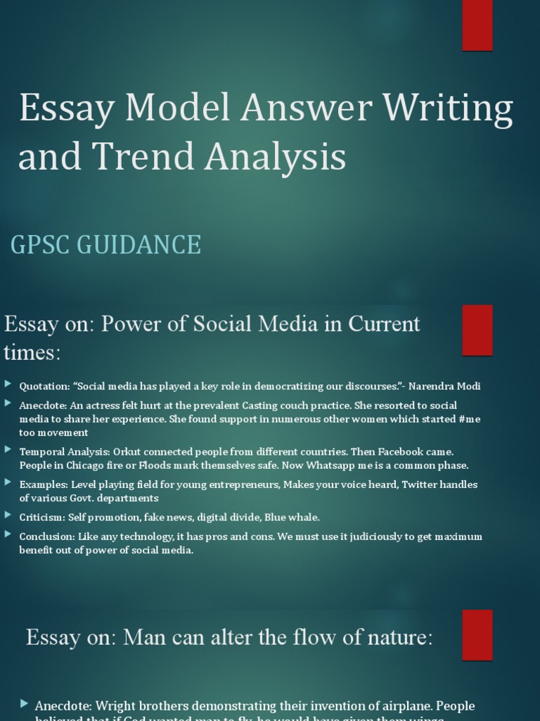 1 English 1 Essay Model Answers | PDF | Public Opinion | Social Media