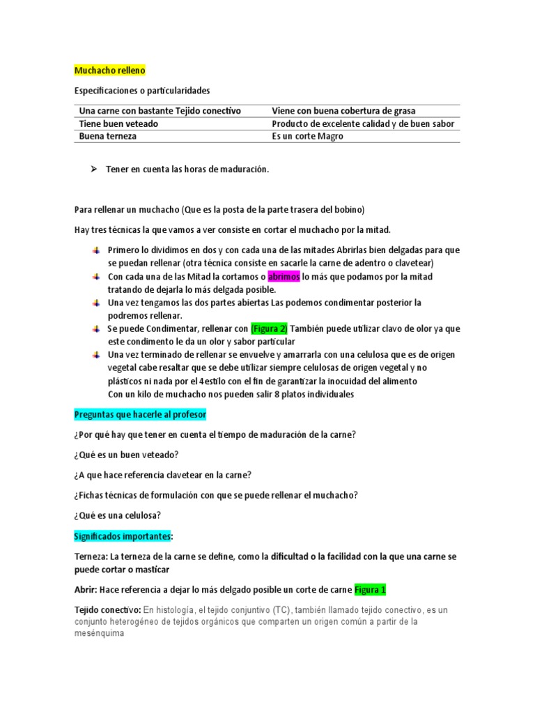 Muchacho Relleno | PDF | Cocina, comidas y vino