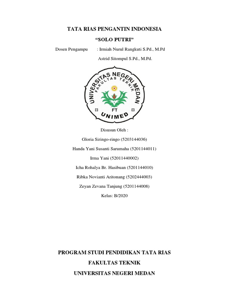 Makalah TRP Kelompok Solo Putri | PDF