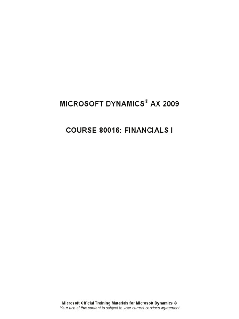 Ax 2009 Financial 1 | PDF | Exchange Rate | Accounts Payable