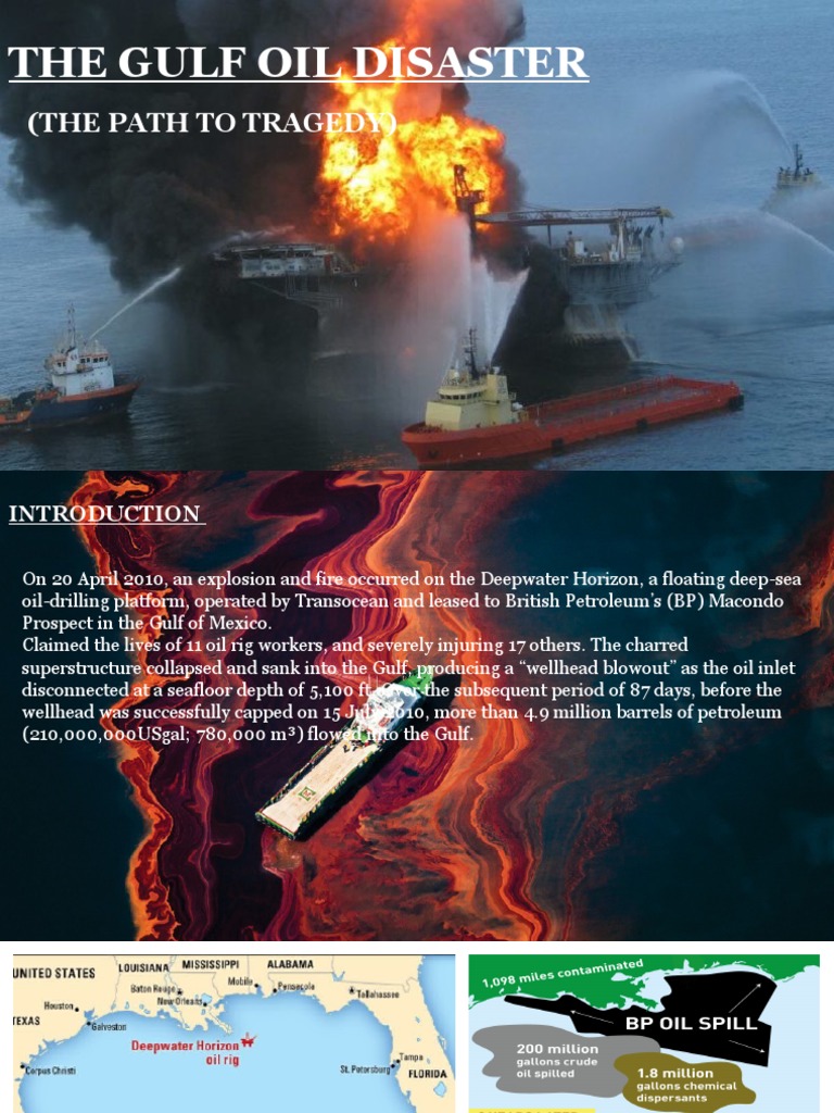 0 - The Gulf Oil Disaster | PDF | Deepwater Horizon | Gulf Of Mexico