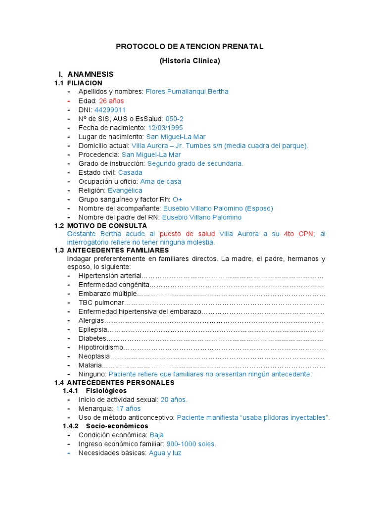 Protocolo de Atencion Prenatal | PDF | El embarazo | Parto