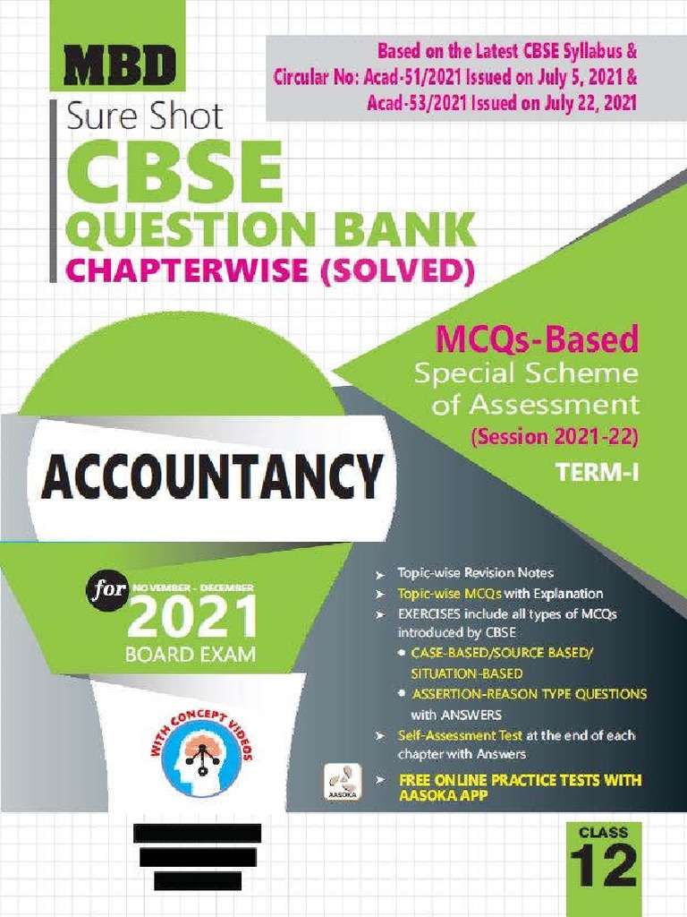 MBD SS Q. Bank ACC - G12 - Ch01 | PDF | Partnership | Debits And Credits