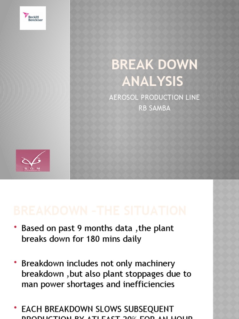 Break Down Analysis: Aerosol Production Line RB Samba | PDF | Economies | Latin Script
