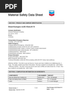 Caltex Diesel Safety Data Sheet 2022 | PDF | Personal Protective ...