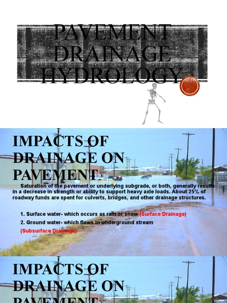 Pavement Drainage Hydrology | PDF | Road Surface | Drainage